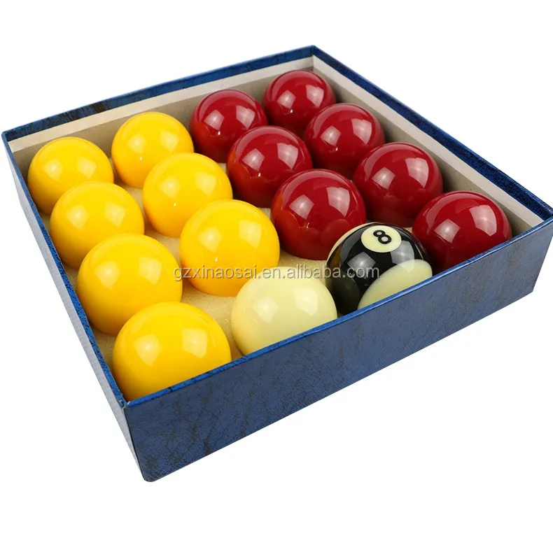 Factory Direct Sale Custom Used 2-1/16" 8 Red And Yellow Pool Balls ...