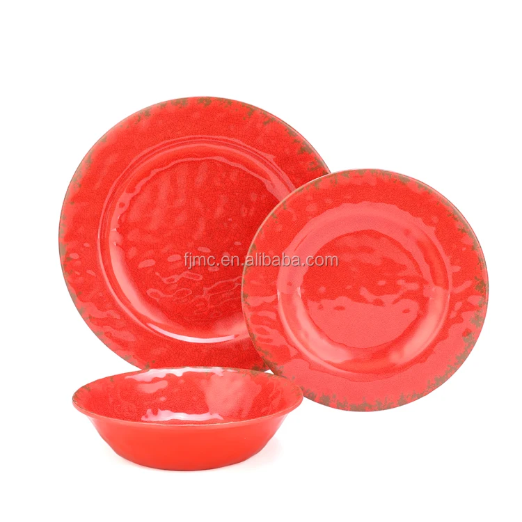 Usa Market Best Selling Unbreakable Ceramic Like Melamine Dinnerware ...