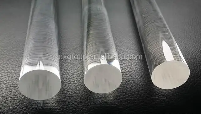 Transparent And Transparent Optical Fused Silica Glass Rod For ...