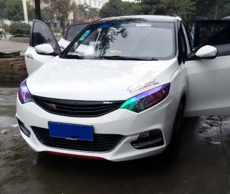 Adhesive Tint Iridescent Color Film For Chameleon Headlight Lamp Lights ...