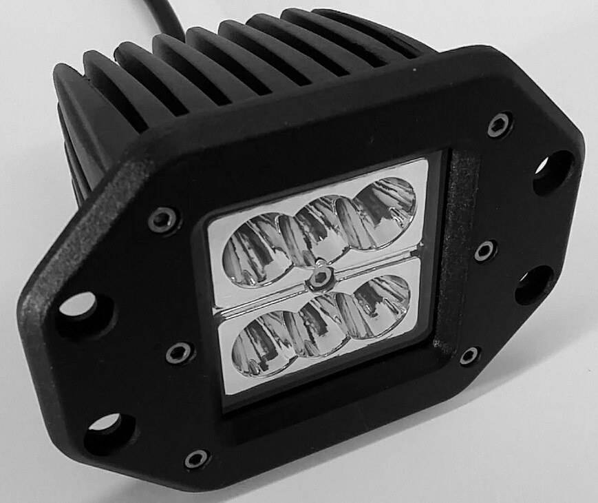 18w 24w Flush Mount Led Work Light 12v Spot Flood 24watt Cube Led Work ...