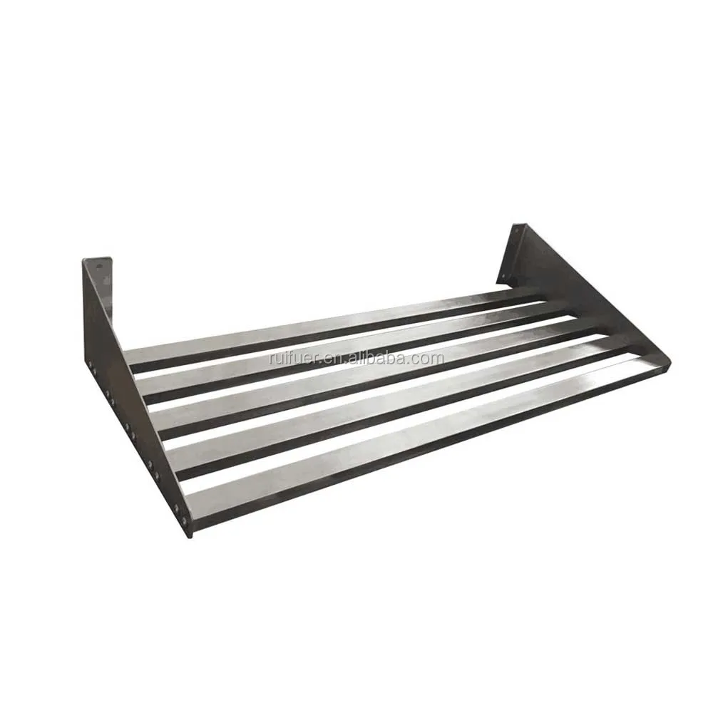 Stainless Steel Kitchen Wall Shelves - Durable & Versatile