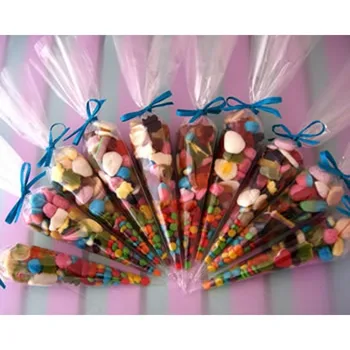 Chocolate Pie Cone Shape Candy Bag Triangle Bopp Bag - Buy Chocolate ...