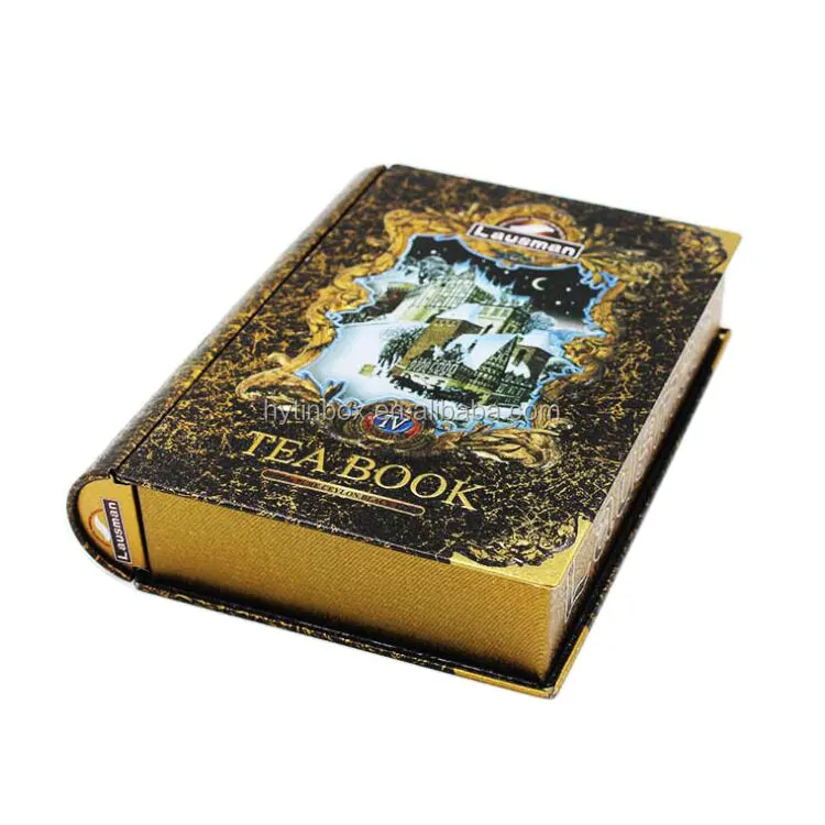 Book Shaped Gift Tea Tin Box - Buy Tea Book Product on Alibaba.com