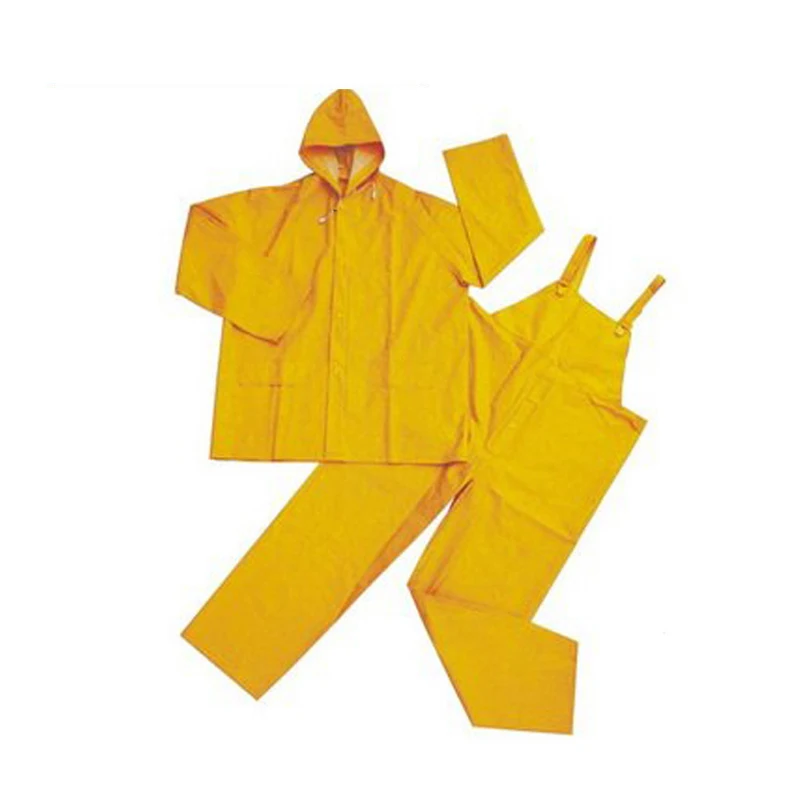 Pvc Polyester Pvc Waterproof Working Rain Coat - Buy High Quality ...