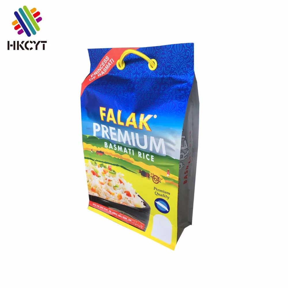 10kg Basmati Rice Packaging Bag /stand Up Pouch With Zipper For ...
