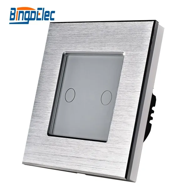 Uk 2 Gang Toughened Glass Panel Finger Touch Switch - Buy Finger Touch ...