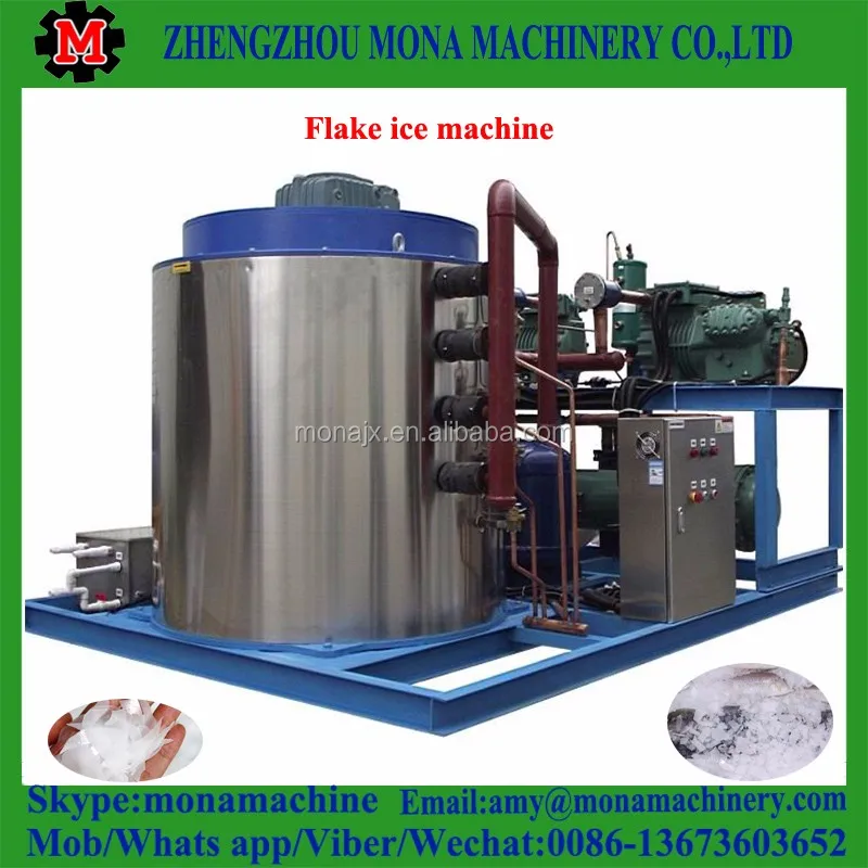 Industrial Fresh Water Flake Dry Ice Slicing Machine Sea Salt Water 3 ...