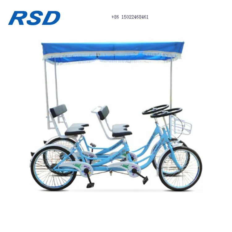 Best Selling Tandem Bike - 8 Person Touring Surrey Quadricycle