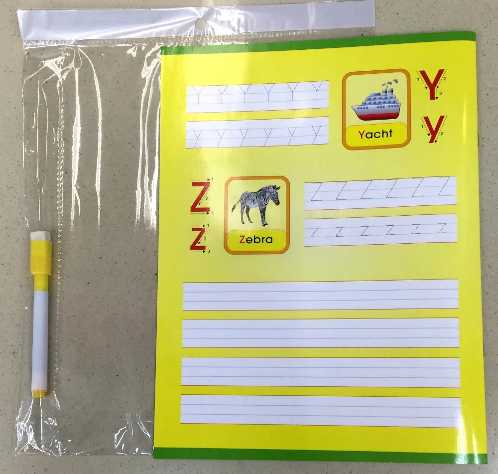 Children Exercise Learning Book With Pen - Buy Exercise Book,Children ...