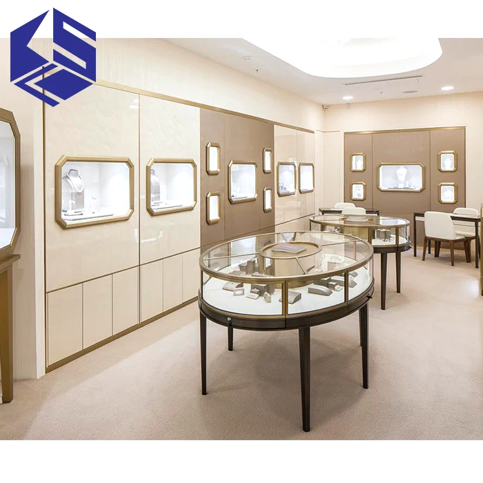 Luxury Diamond Jewellery Store Interior Layout Design