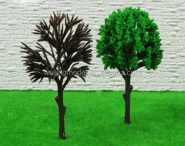 10cm Scale Plastic Miniature Model Tree for Architectural Layout