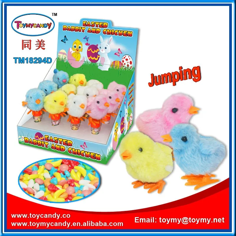 2020 Plush Easter Chicken Jumping Rooster Toy With Candy - Buy Plush ...