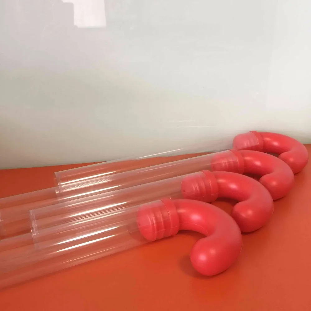 Clear Petg Candy Cane Plastic Tube Packaging - Buy Plastic Tube ...