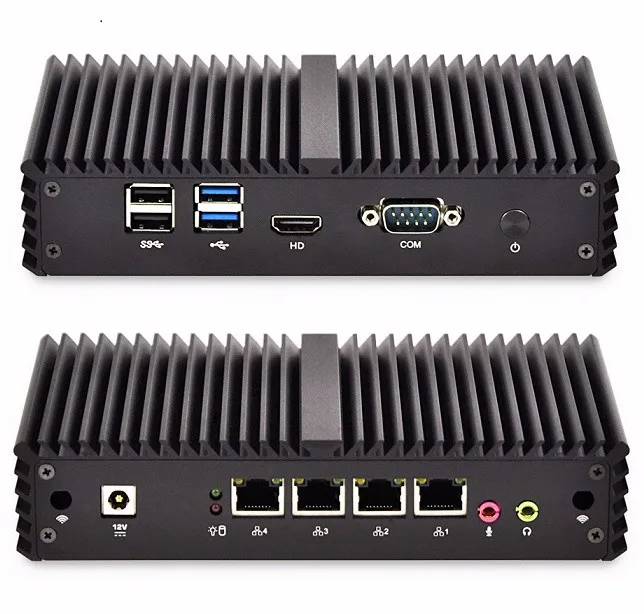 Qotom 4 Lan Mini Pc Q350g4y-s06 With Core I5 Processor And 4 Gigabit ...