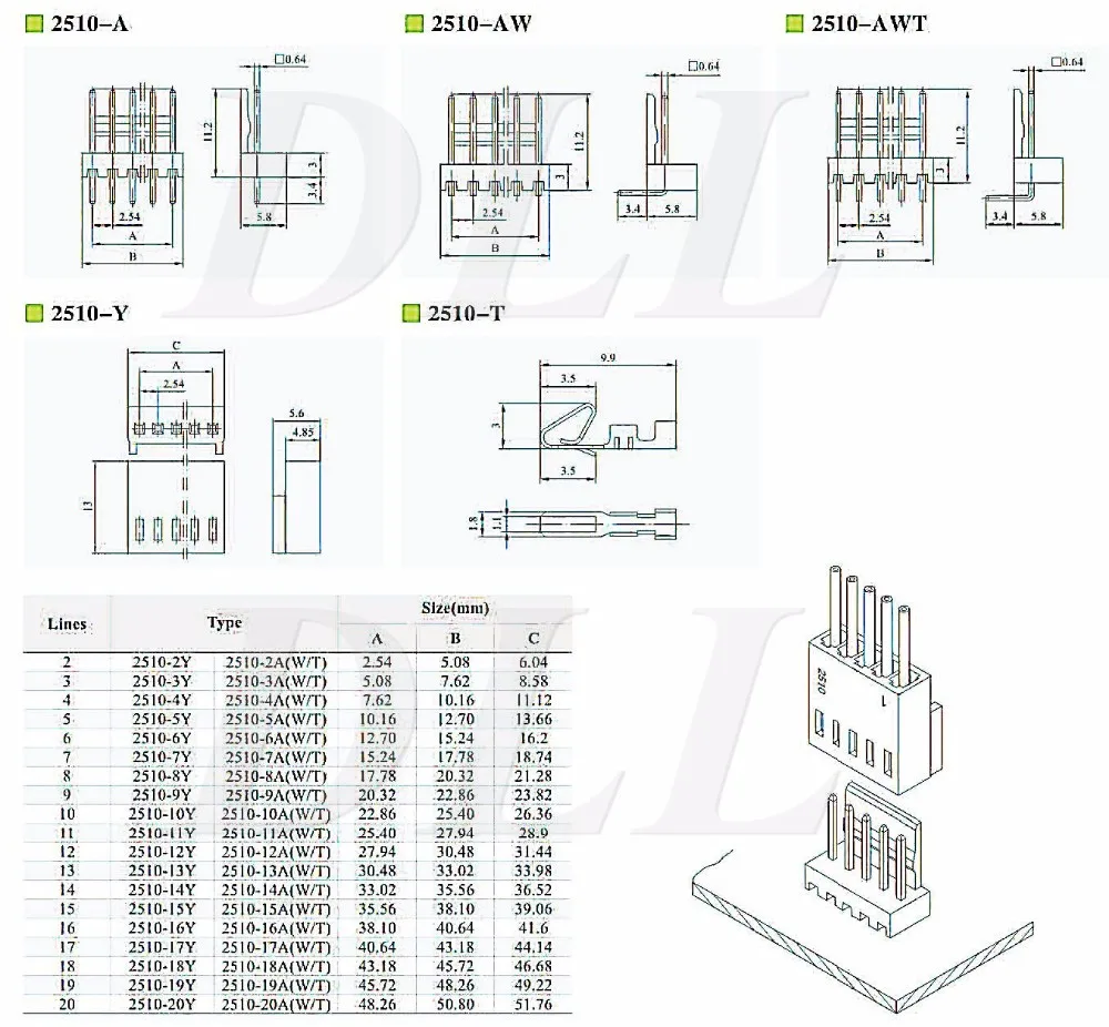 Molex 2510-3p 커넥터 Molex 2510 커넥터 - Buy 몰 렉스 2510-3 마력 커넥터 몰 렉스 2510 커넥터 ...