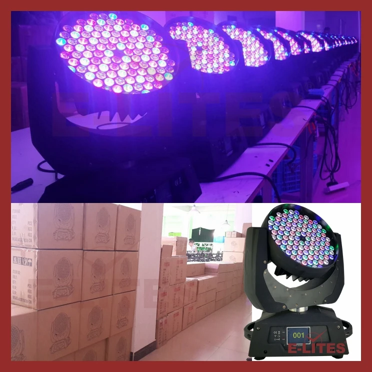 Omega Clamps Moving Head Light - RGBW 108 Leds, 80000hrs