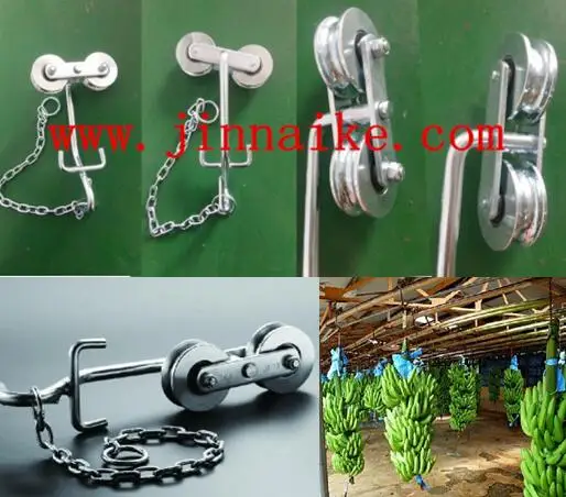 Galvanized Cableway Trolley Roller for Banana Farming | Durable Steel ...