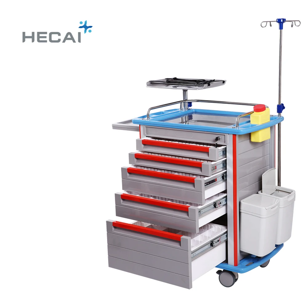 Multi-function hospital patient emergency medical trolley surgery room ...