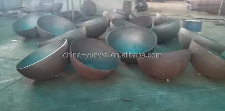 Stainless Steel Tank Ends Half Spherical Dome Hemispherical End Cap For ...