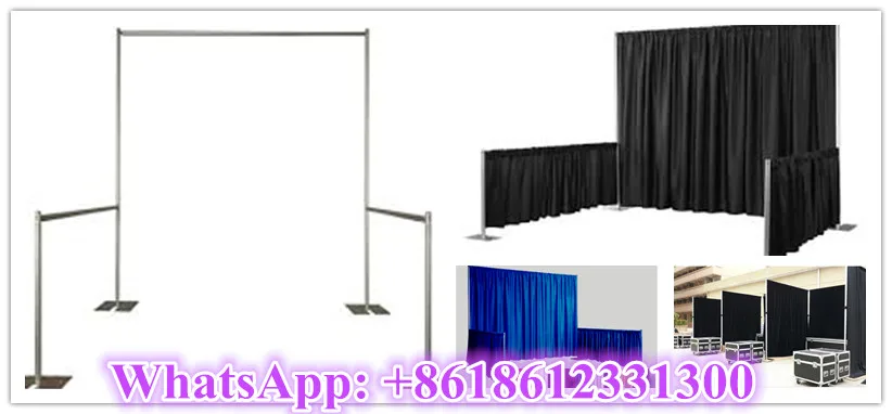 Ballroom Support Frame Pipe And Drape Curved Canopy Pipe And Drape For ...