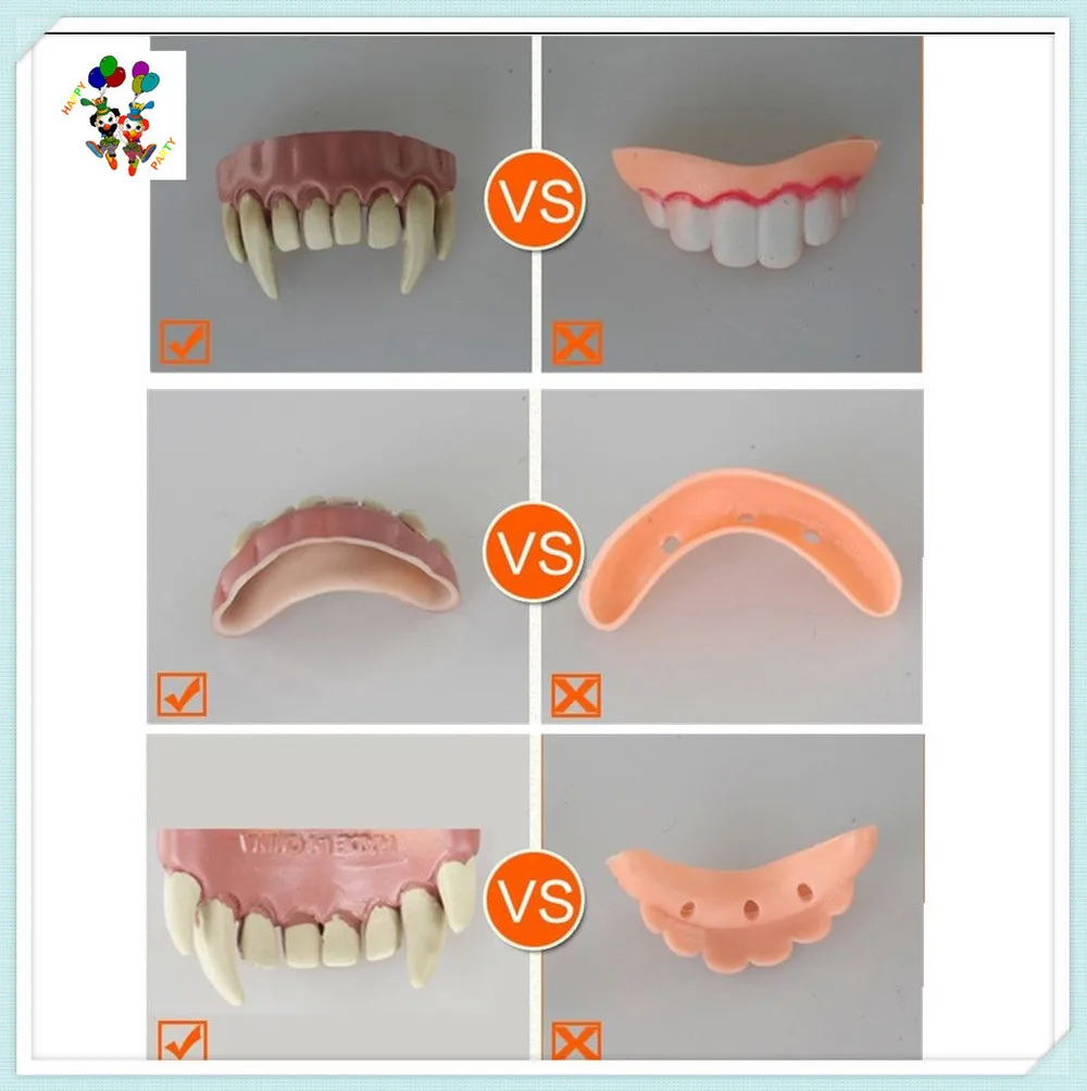 Monster Theatrical Halloween Vampire Fangs Dracula Teeth