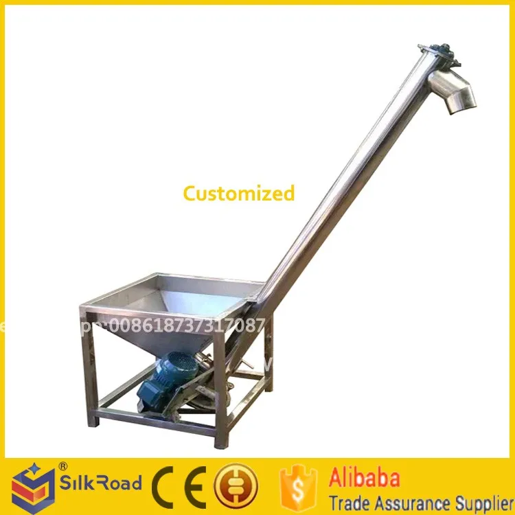 Stainless Steel Auger Screw Elevator/conveyor For Powder - Buy Auger ...