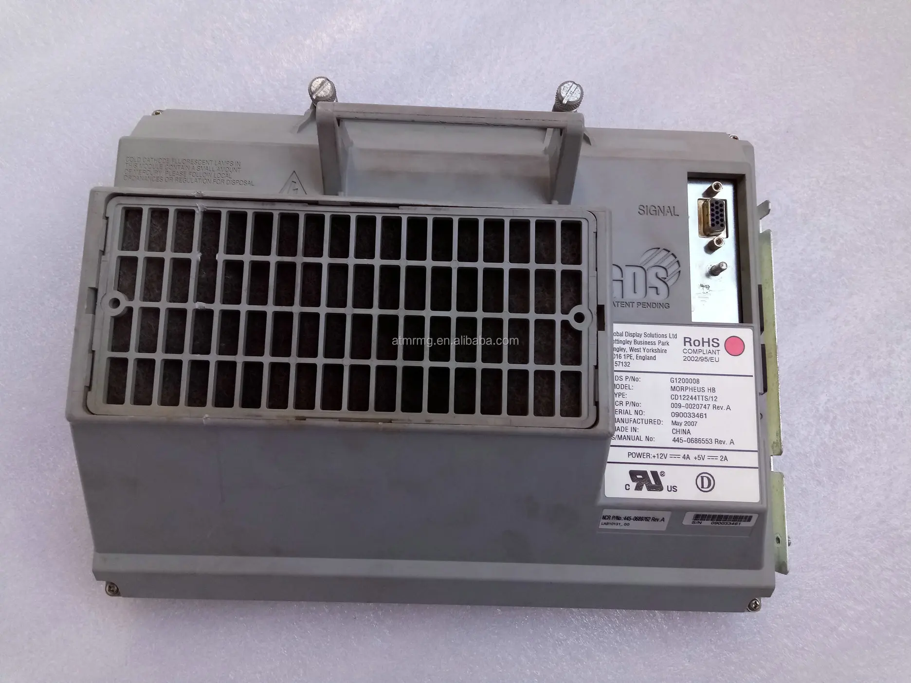 NCR ATM 部分 NCR 12.1英寸显示器 009-0020747 445-0686553 445-0689762 0090020747 ...