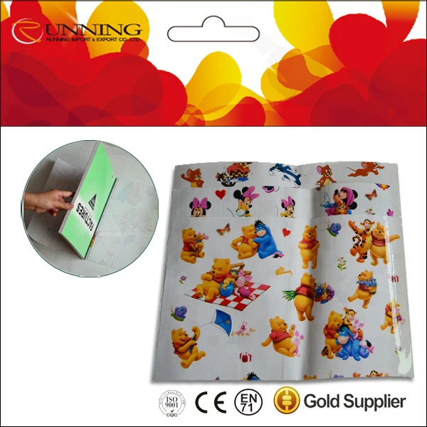 Fluorescent Book Cover Roll Sticker Film/ Self-adhesive Book Cover ...