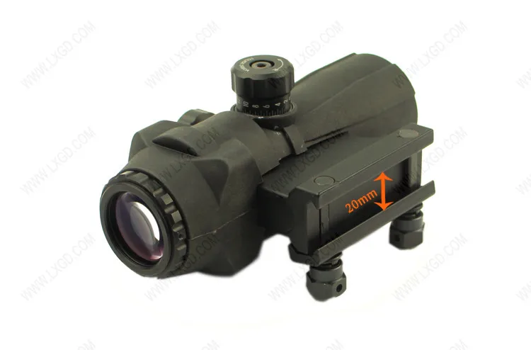 Tactical Gear Ar 15 Prism Scope 4x32 Riflescope For Firearms Shockproof ...