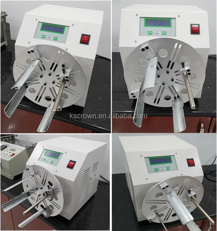 Semi Automatic Flat Cable Coiler Machine Wire Coiling Machine For ...