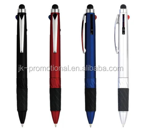 Promotional Triple Color Pen With Stylus - Buy Triple Color Stylus Pen ...