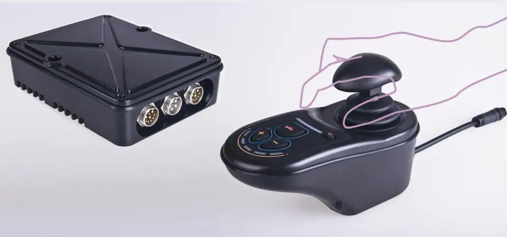 24v 250w 360 Degree Joystick Controller For Electric Wheelchair Forward ...