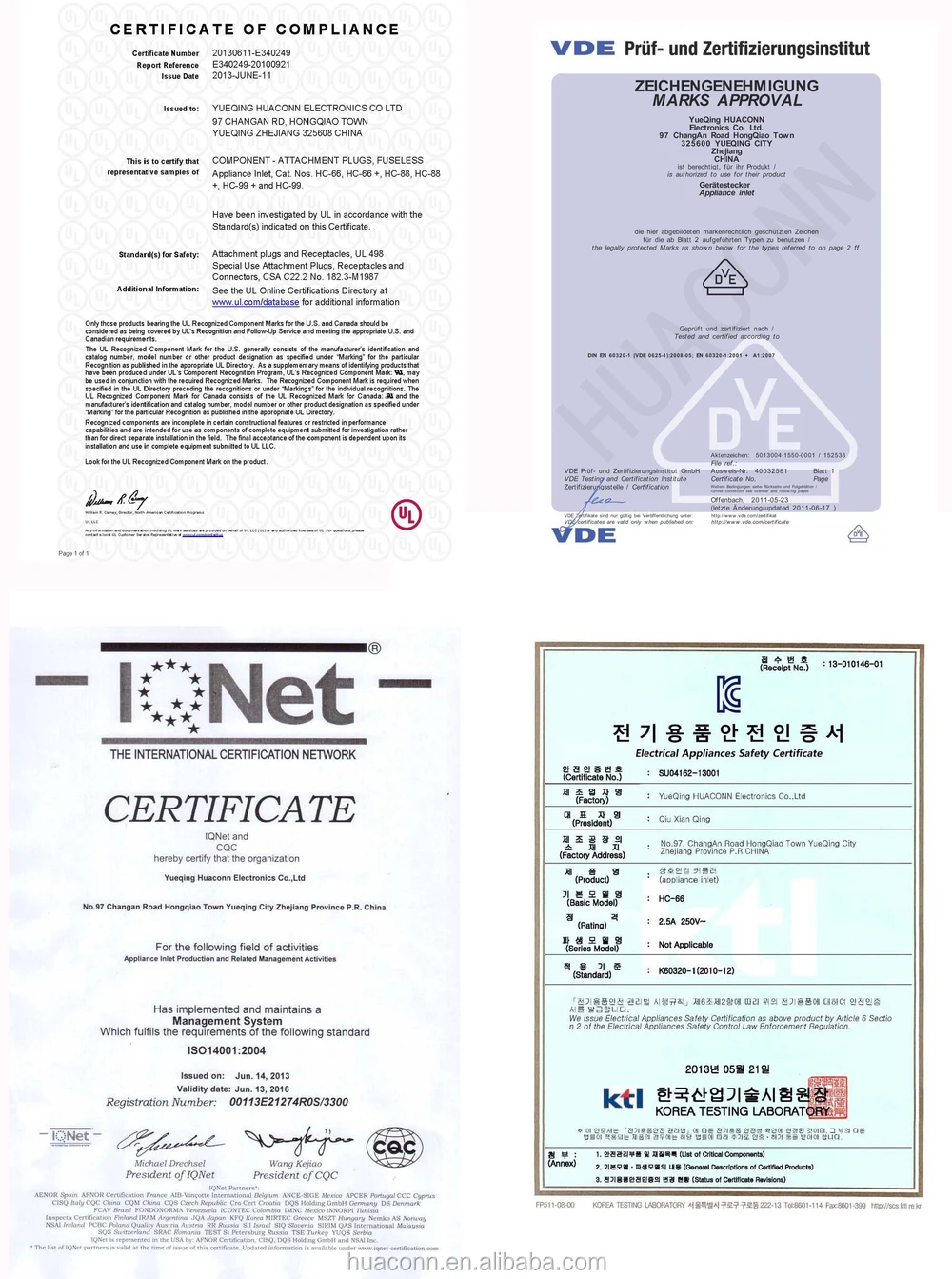 PCB Mount AC Power Socket Connector C6 Inlet - Self Grounding