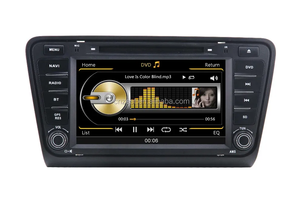 7'' Central Car Multimedia System For Skoda Octavia 2014 2015 Dashboard ...