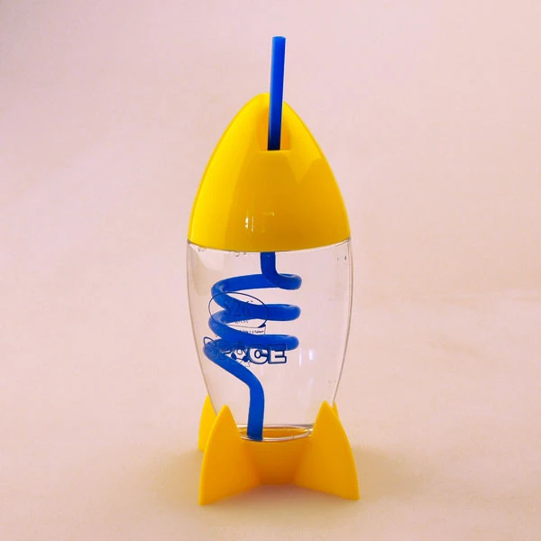 Unique Shape Kids Drinking Water Bottle With Straw,Bpa Free - Buy ...