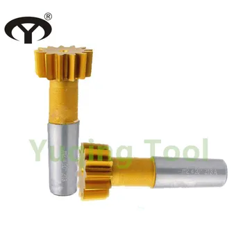 Hss Taper Shank Straight Tooth Gear Shaper Cutter For Female Spline ...