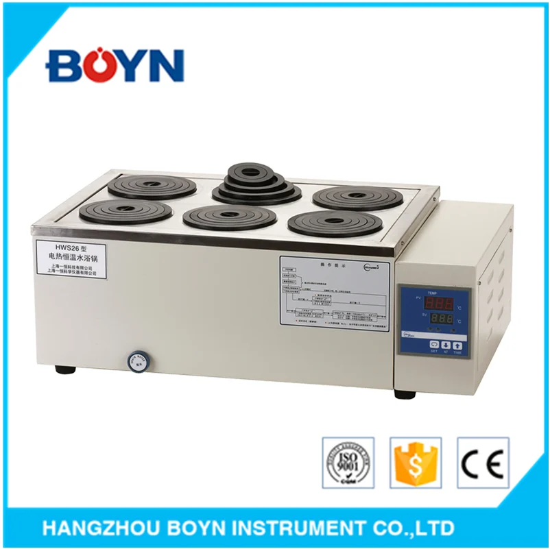 Laboratory Circulating Water Bath HWS-24 with 2/4/6/8 Holes ...
