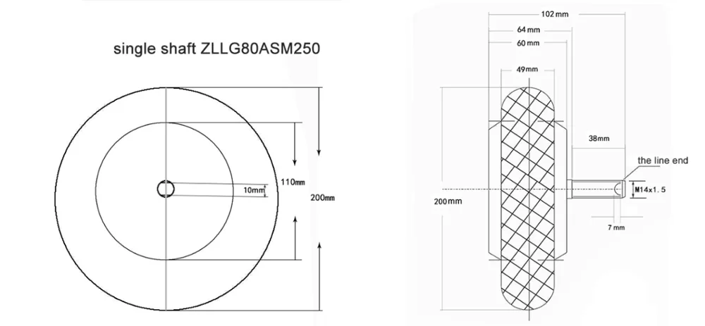 Zltech 8 Inch 24v Brushless Hub Motor Kit For Agv Car - Oem | Wholesale