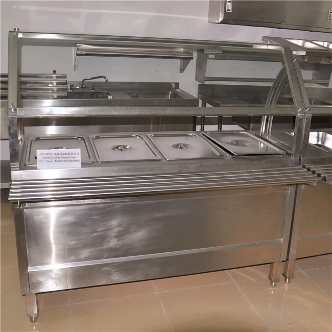 Refrigerated Salad Bar/ Buffet Island Display Fridge/ Salad Bar Fridge ...