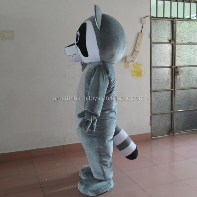 Good Quality Soft Push Raccoon Costume For Part Warlking Life Size ...