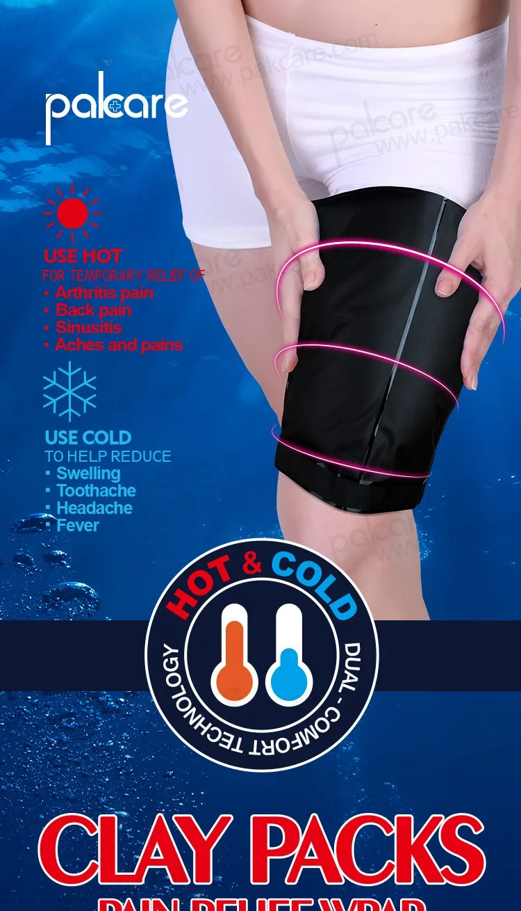 Wholesale Clay Hot Cold Pack Adjustable Chill Bag Cold Compress Knee ...