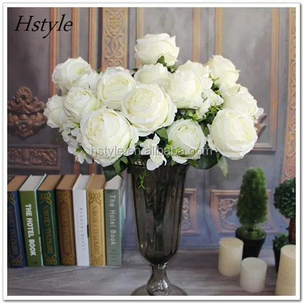Single Real Touch Velvet Rose Flower Artificial Flowers Roses Silk ...
