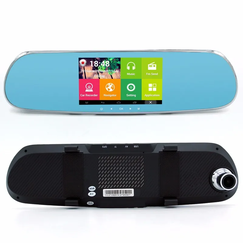 Car Android System Rear View Wireless Camera Mirror With Hd Dvr ...