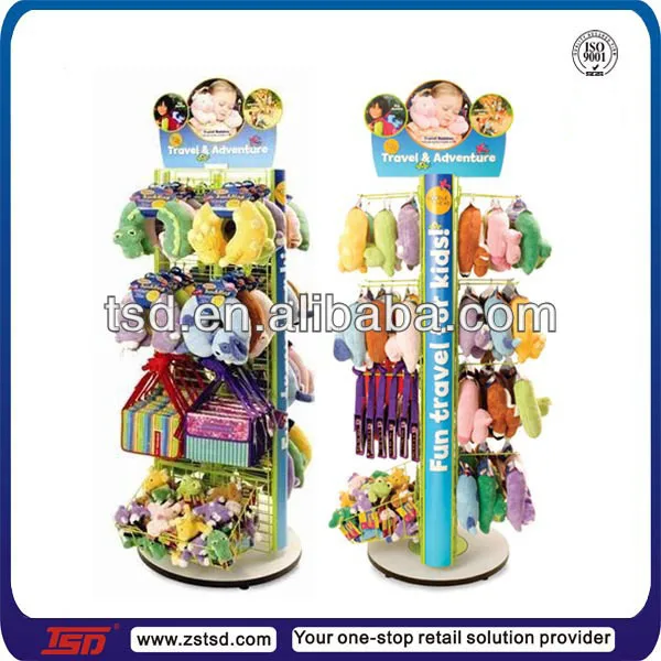 Retail Store Pos Floor Rotating Metal Pillow Display Rack,Neck Pillow ...