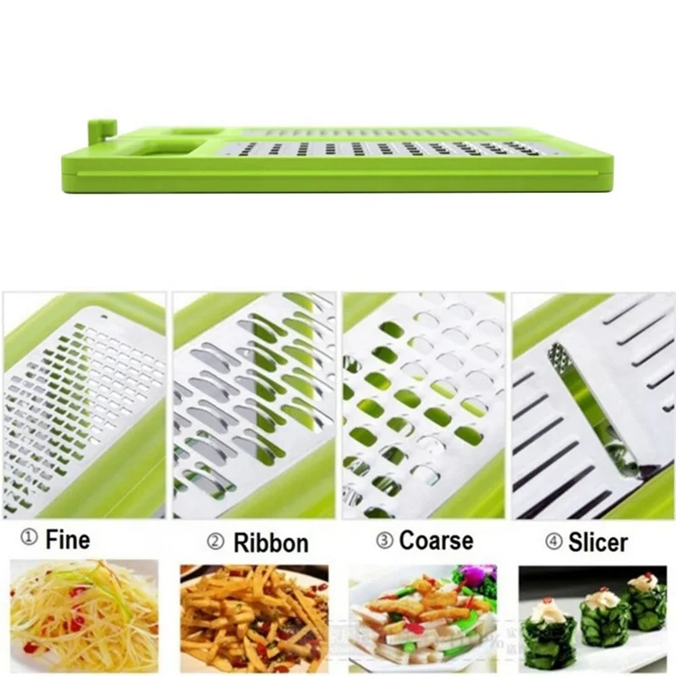 Kitchen 4 In 1 Slicer Folds Flat Grater For Vegetable Gadgets Cooking ...