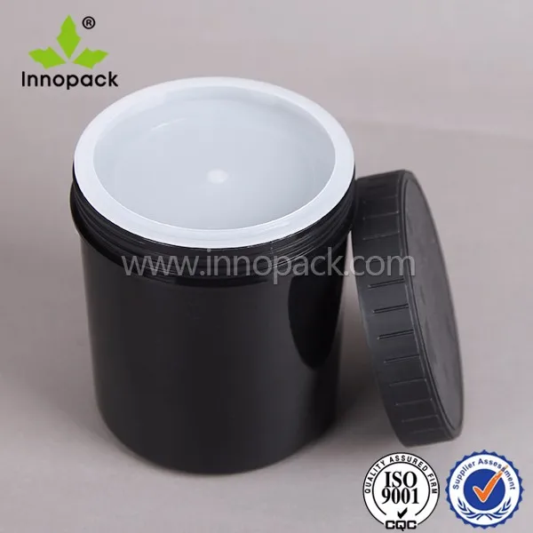 Black 500ml 1000ml Small Industrial Container For Powder - Buy ...