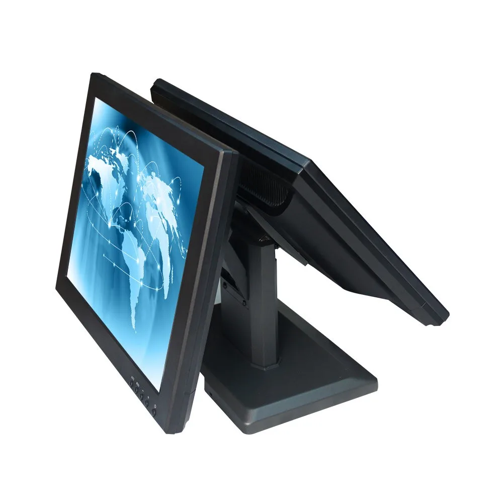Commerciale 15 Pollici Lcd Dual Touch Dello Schermo Del Monitor Per ...