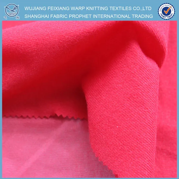 100% Recycled Polyester Brushed Tricot Dazzle Fabric For Curtain Fabric ...