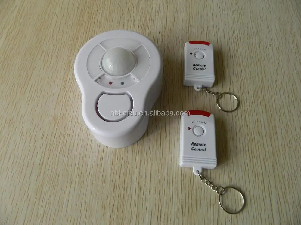 Ceiling Mount Pir Motion Sensor Alarm With Remote Control - Buy Ceiling ...